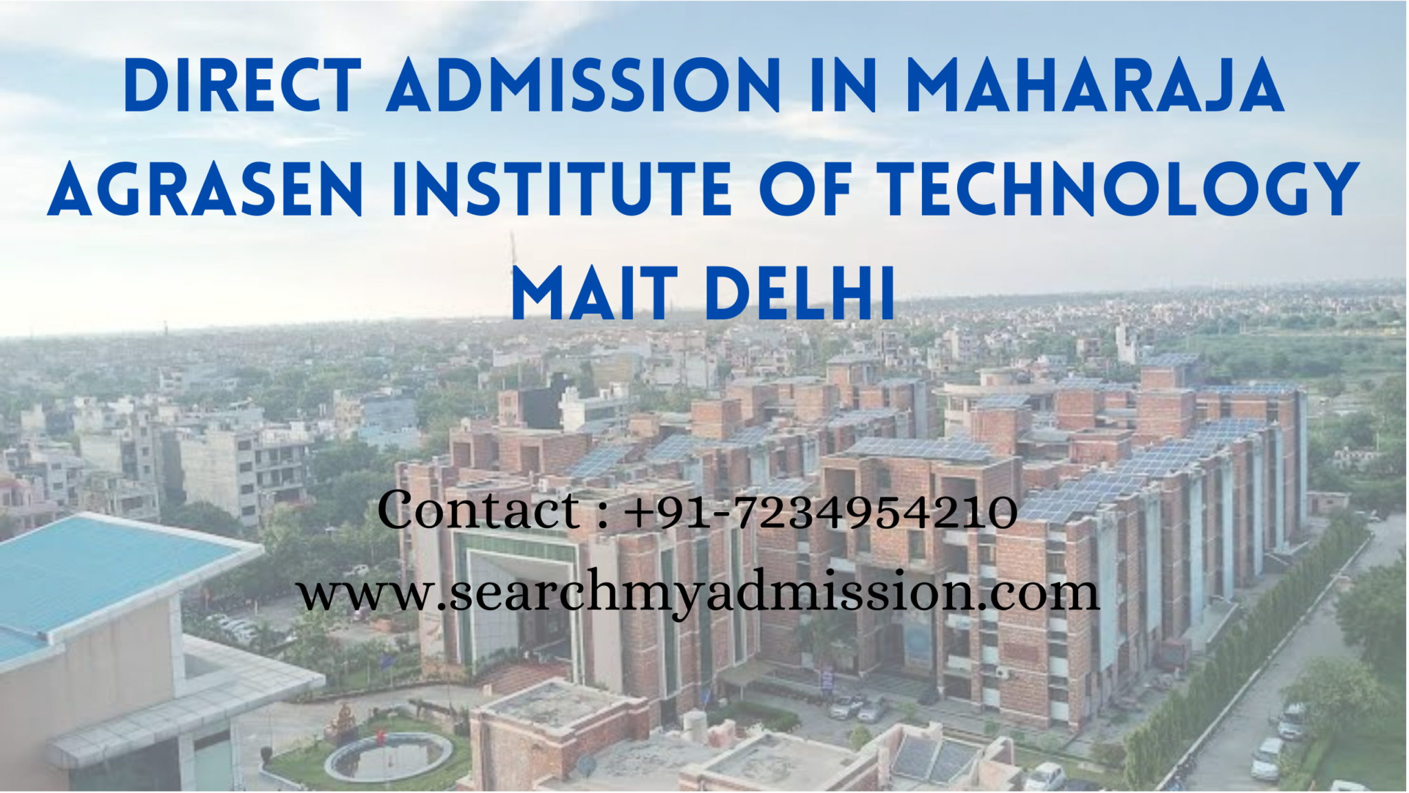 Direct Admission in Maharaja Agrasen Institute of Technology MAIT Delhi ...