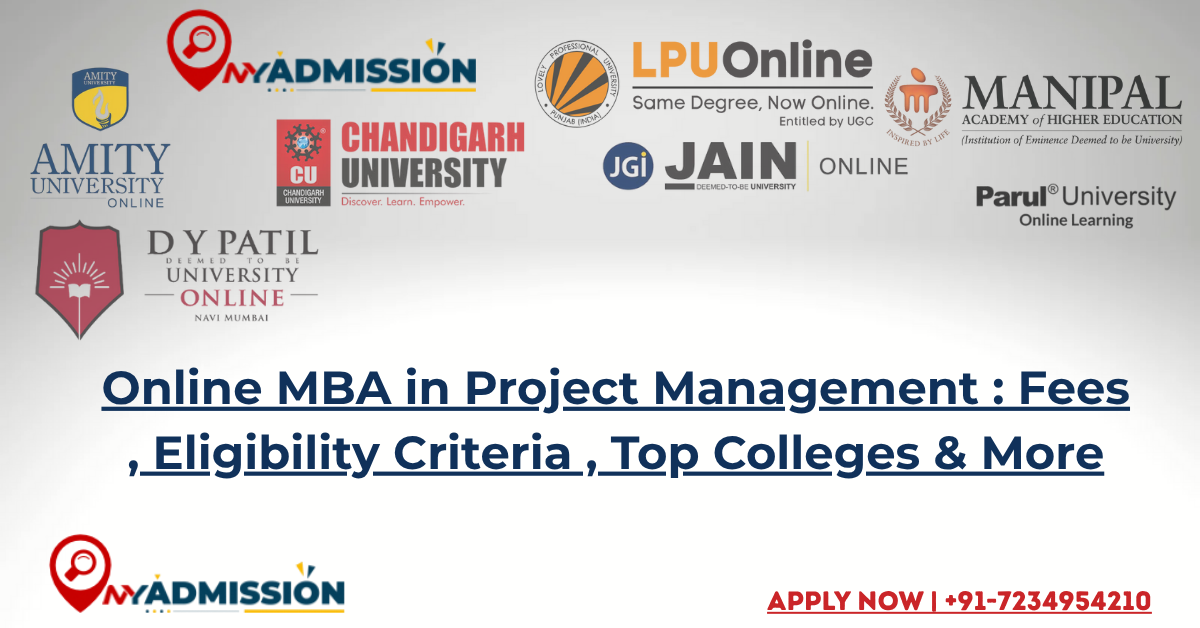 Online MBA in Project Management : Fees , Eligibility Criteria , Top ...